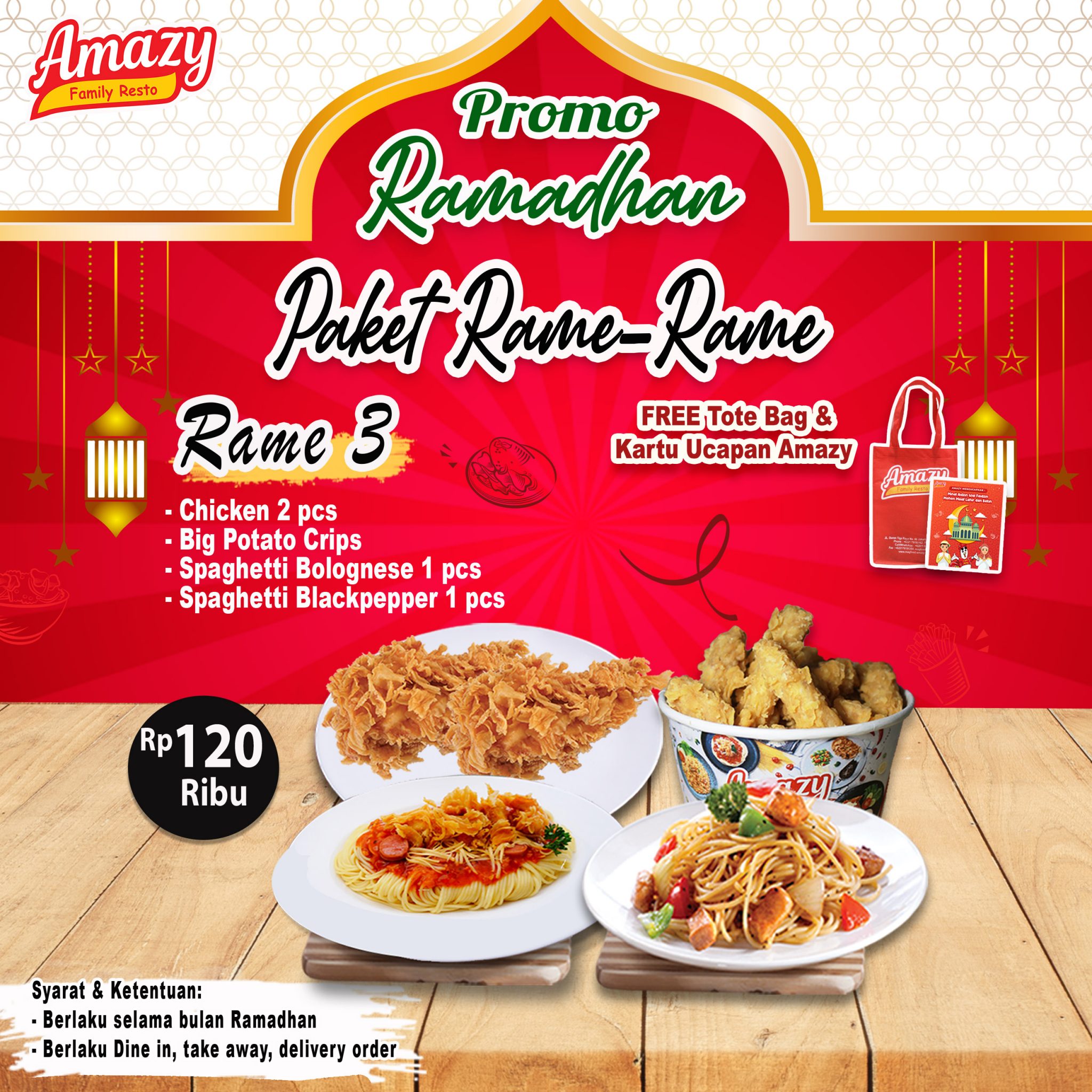 Asyik, Banyak Promo Special Ramadhan 2021, dari Amazy Family Resto ...