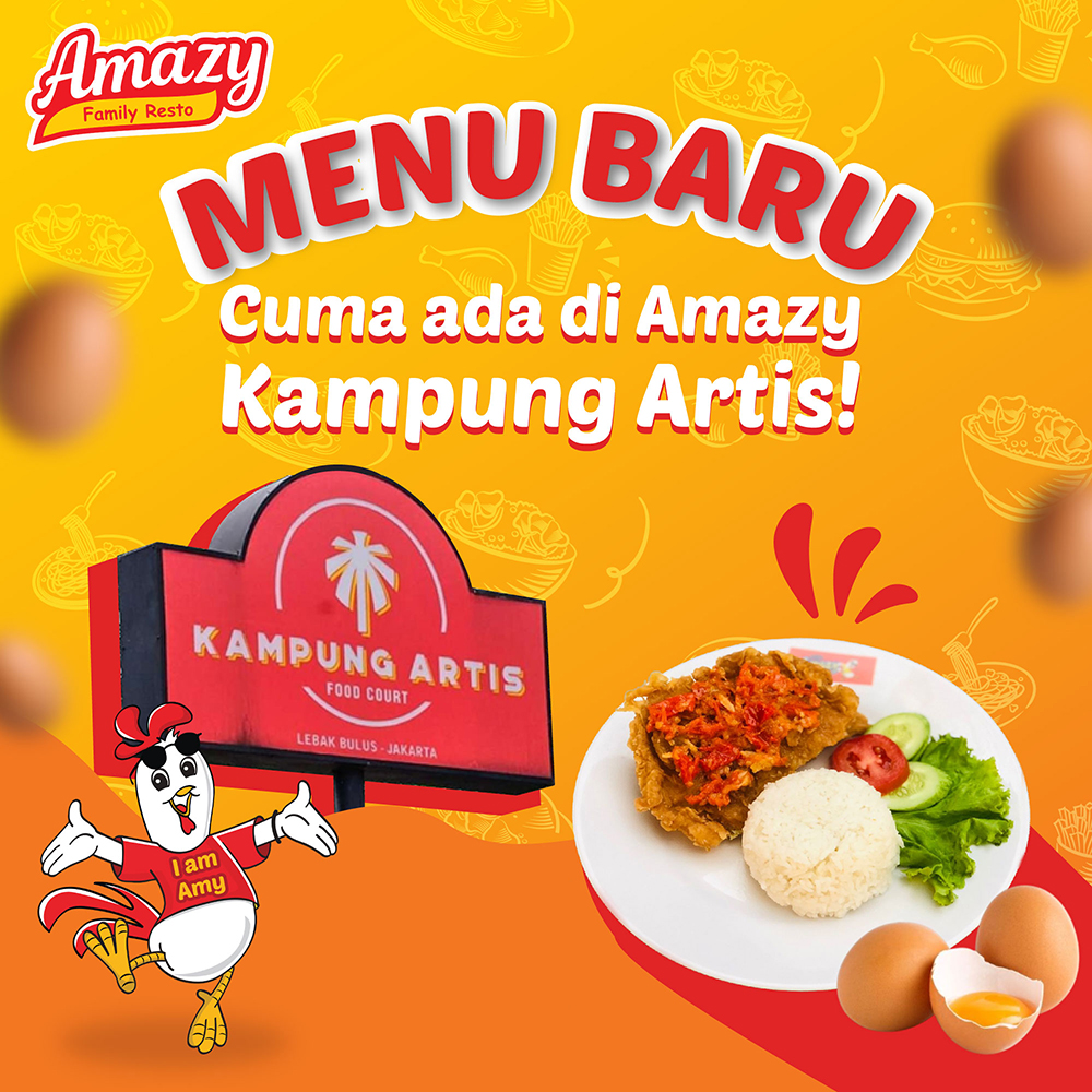 Menu baru, Cuma ada di Amazy Kampung Artis ! - Your Amazing Family Resto